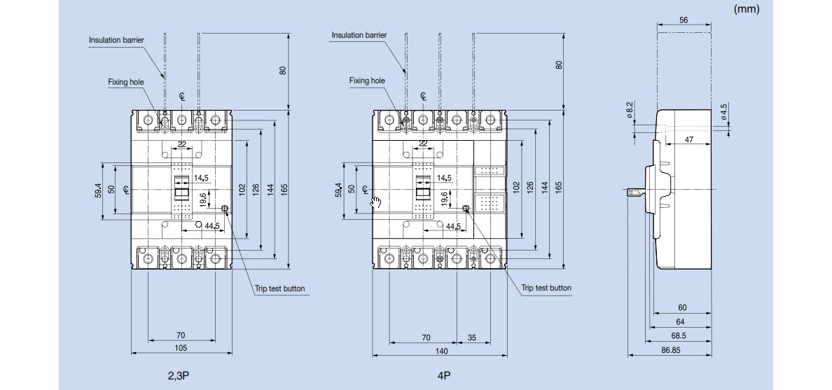 Aptomat MCCB ABN203c 3P 150A 30kA LS - Điện công nghiệp BTE