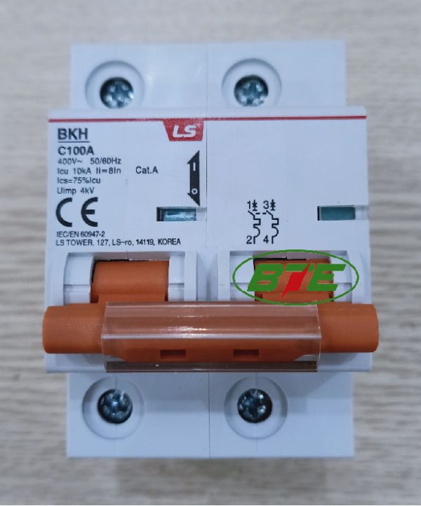 Aptomat MCB BKH 2P 100A 10kA LS - Điện công nghiệp BTE