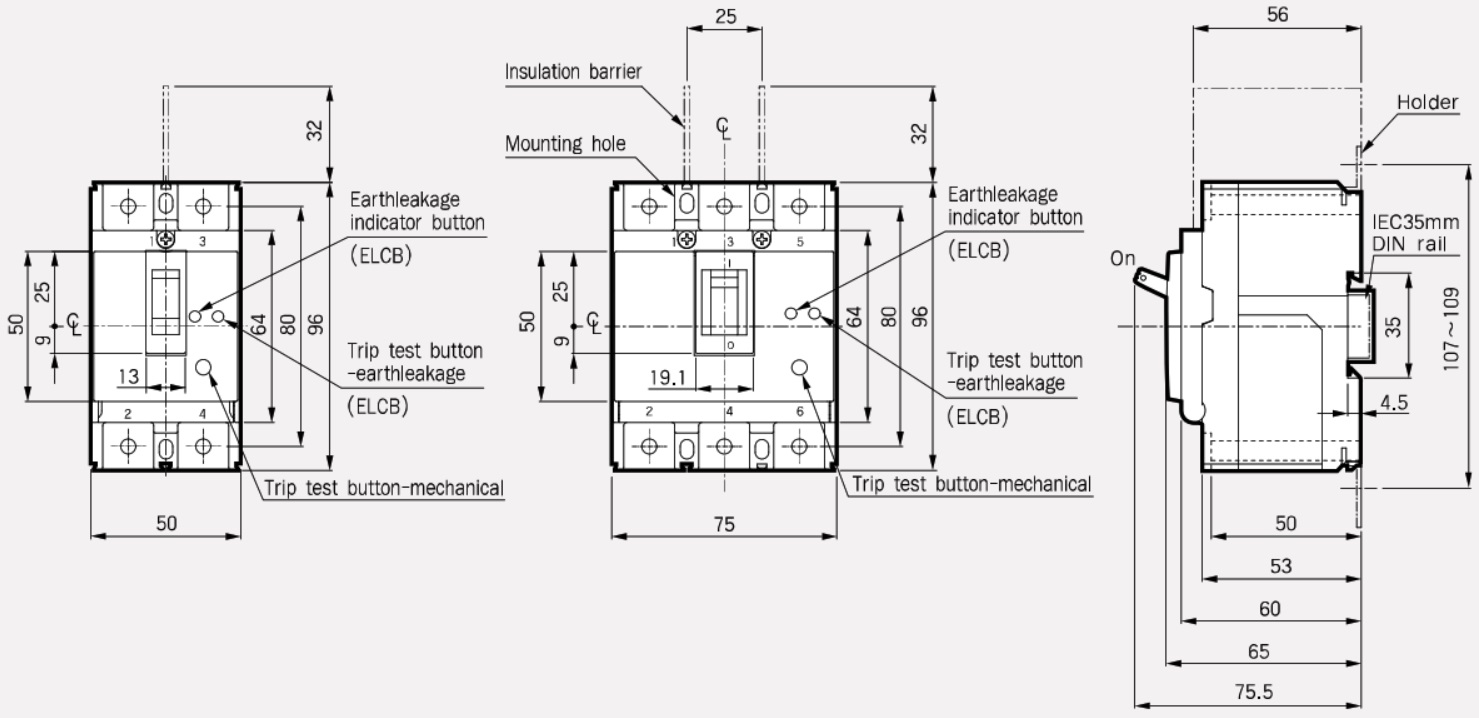 Aptomat EBS32Fb 30A 30mA LS - Điện hạ thế BTE - Hải Phòng