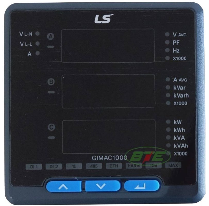 Đồng hồ đo đa năng GIMAC-1000 LS - Điện công nghiệp BTE